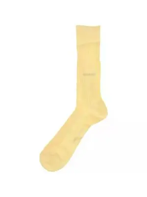 Dsquared2 Long Cotton Ribbed Socks - Yellow