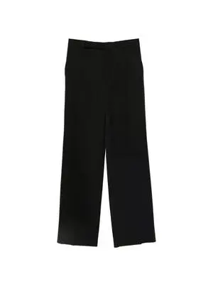 Saint Laurent Pressed Crease Wide-leg Trousers