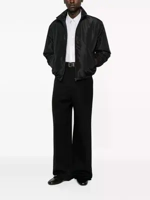 Saint Laurent Pressed Crease Wide-leg Trousers