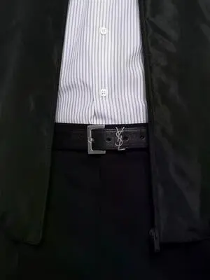 Saint Laurent Pressed Crease Wide-leg Trousers