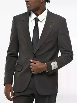 Corneliani Single-breasted Peak-lapel Suit - Brown