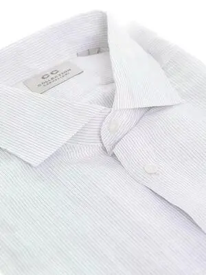 Corneliani Cc Collection Hairline-stripe Shirt - White