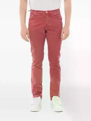 Corneliani Id Five-pocket Trousers - Red
