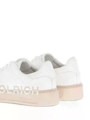 Woolrich Logo-print Lace-up Leather Sneakers