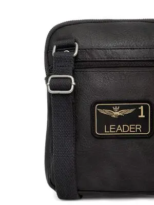 AERONAUTICA MILITARE Grained Textured Belt Bag With Embroidered Patch
