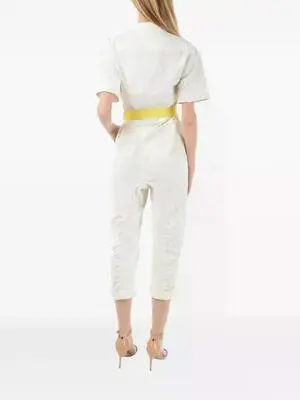 Stella McCartney Belted Short-sleeve Jumpsuit