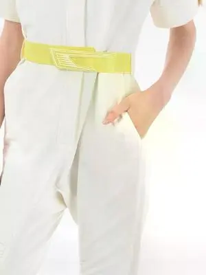 Stella McCartney Belted Short-sleeve Jumpsuit