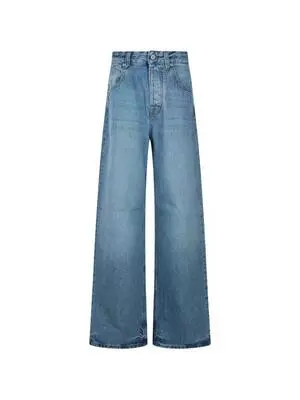 Jacquemus Wide Leg Denim Pants