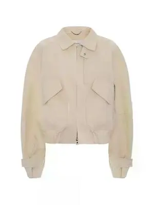 Victoria Beckham X Bomber Jacket - Neutrals