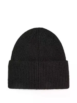 Karl Lagerfeld Ikon Furry Patch Beanie