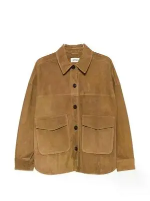 ARMA Suede Flap-pocket Jacket - Neutrals