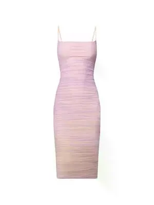 Herve Leger Zia Ruched Midi Dress