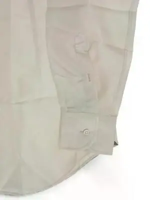 Corneliani Silk French-collar Shirt Neutrals