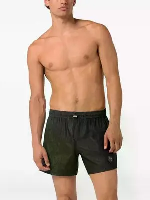 Philipp Plein Gothic Pattern Swim Shorts