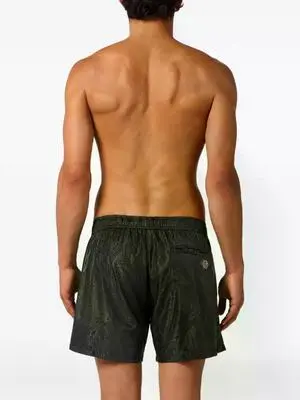 Philipp Plein Gothic Pattern Swim Shorts