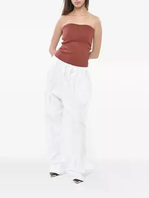 SUPER BLOND Elasticated-knitted Tube Tank Top
