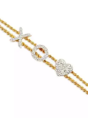 D'ORLAN 1980s Charm Embellished Bracelet