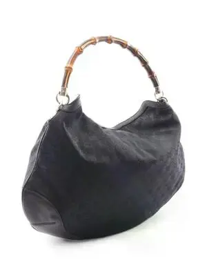 Gucci 2010s Bamboo Gg Tote Bag