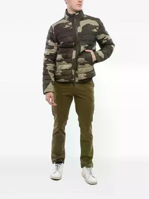 Woolrich Bering Camouflage-print Quilted Jacket