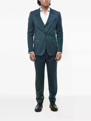 Corneliani Peak-lapel Virgin-wool Three-piece Suit
