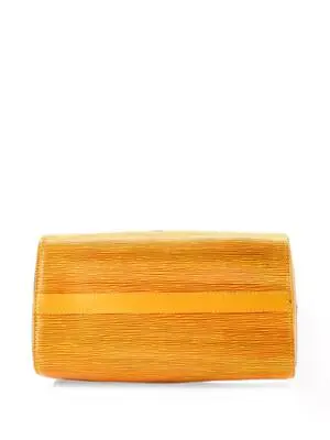 LOUIS VUITTON Speedy Handbag Epi Leather 25 Satchel - Yellow