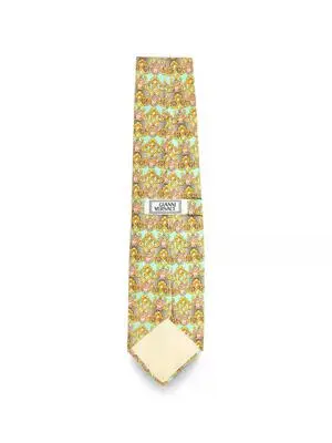 Versace Medusa-print Silk Tie - Green