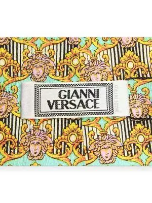 Versace Medusa-print Silk Tie
