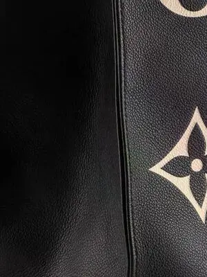 LOUIS VUITTON Onthego Bicolor Monogram Empreinte Giant Gm Tote Bag - Black