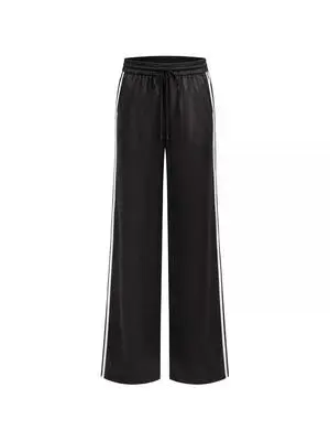 Sprwmn Athletic Side-stripe Silk Trousers