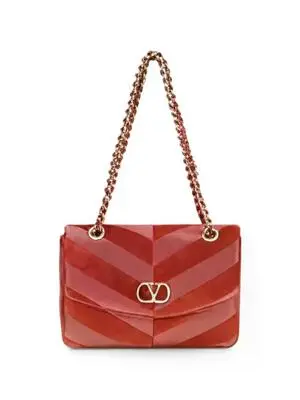 Valentino Garavani Medium Djuna Shoulder Bag - Red