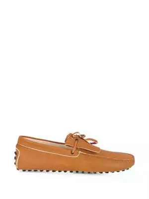 TOD'S Fringe-detail Gommino Loafers - Brown