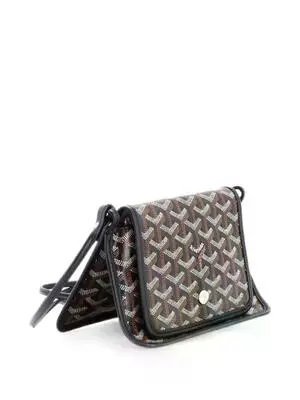 Goyard Plumet Clutch Wallet In Coated Canvas - Black