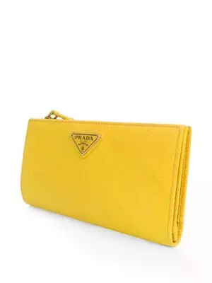 Prada Triangle-logo Leather Wallet