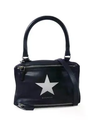 Givenchy Pandora Star-print Shoulder Bag - Black