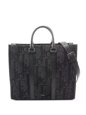 Dior Oblique Tote Bag - Black