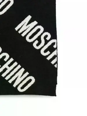 Moschino Logo-intarsia Scarf