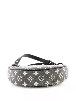 LOUIS VUITTON Loop Handbag Monogram Jacquard Denim Hobo Bag