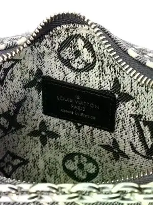 LOUIS VUITTON Loop Handbag Monogram Jacquard Denim Hobo Bag