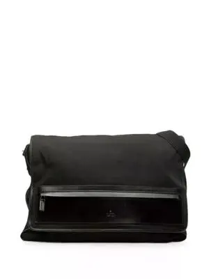 Gucci 2000-2015 Nylon Messenger Bag Crossbody Bag - Black