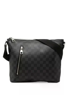 LOUIS VUITTON Damier Graphite Mick Pm Crossbody Bag - Black