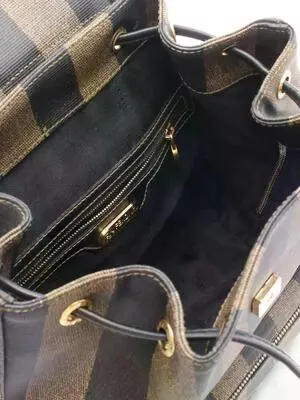 Fendi 2000s Pequin Striped Backpack