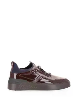TOD'S Patent-leather Sneakers - Red
