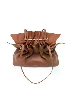 FERRAGAMO Gancini Shoulder Bag - Brown