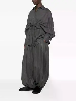 THELATEST Pleated Balloon-hem Wide-leg Pants