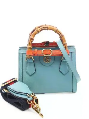 Gucci 2010s Mini Diana Tote Bag - Blue