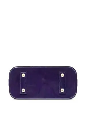 LOUIS VUITTON Monogram Vernis Alma Bb Satchel - Purple