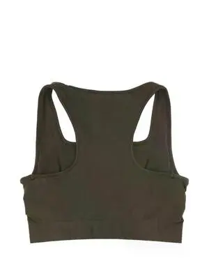 PANGAIA Seamless Cut-out Sports-bra - Brown