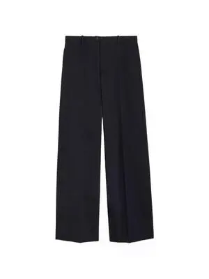JIL SANDER Technical Crêpe Trousers - Black