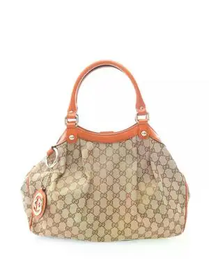 Gucci 2000-2015 Gg Canvas Sukey Satchel - Neutrals