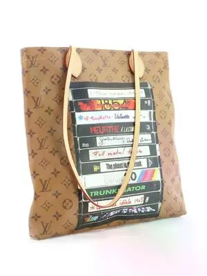 LOUIS VUITTON Carry It Limited Edition Video Tape Reverse Monogram Canvas Tote Bag